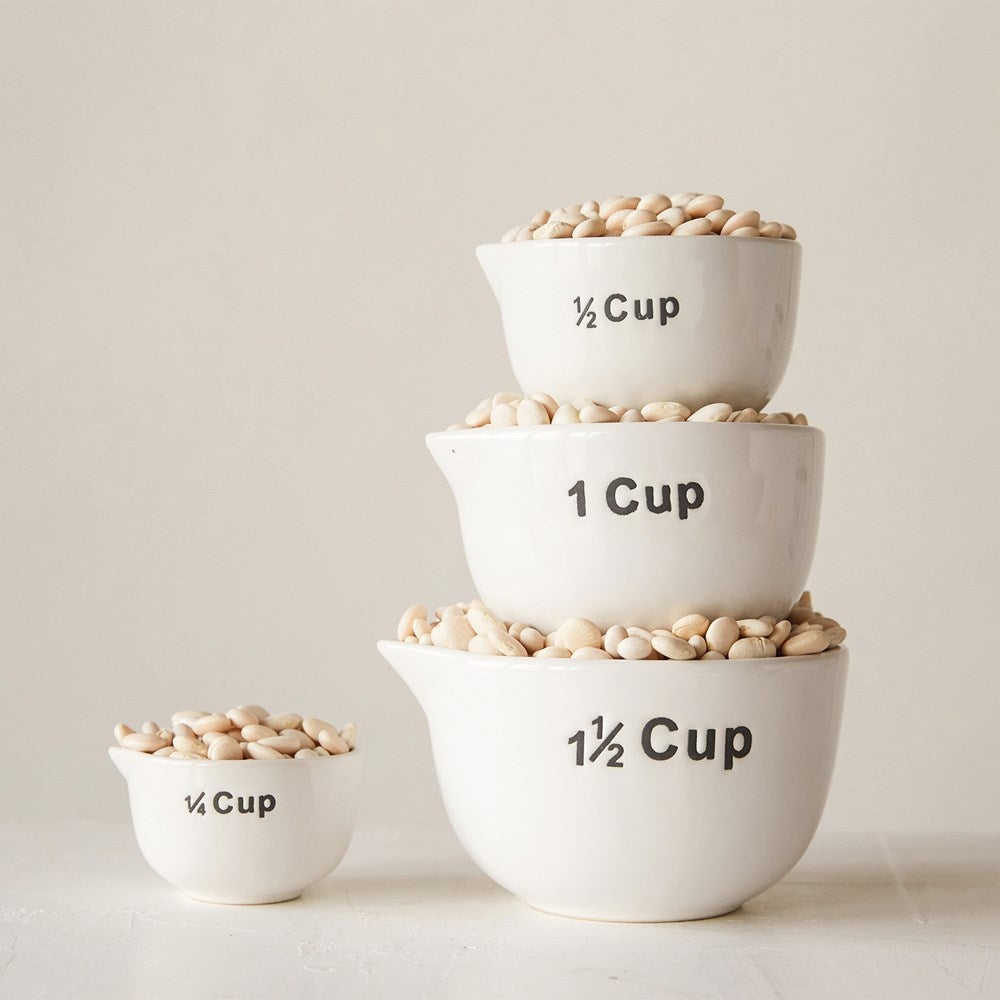 Stoneware Measuring Cups | The Spotted Cow